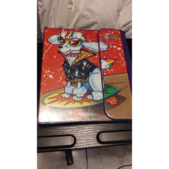 Lisa Frank | Office | Lisa Frank Skateboarding Poodle Dog Trapper ...